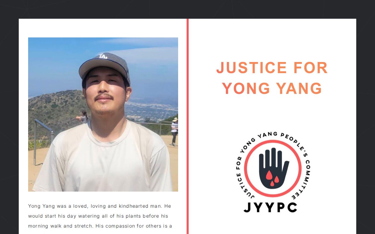 Justice for Yong Yang